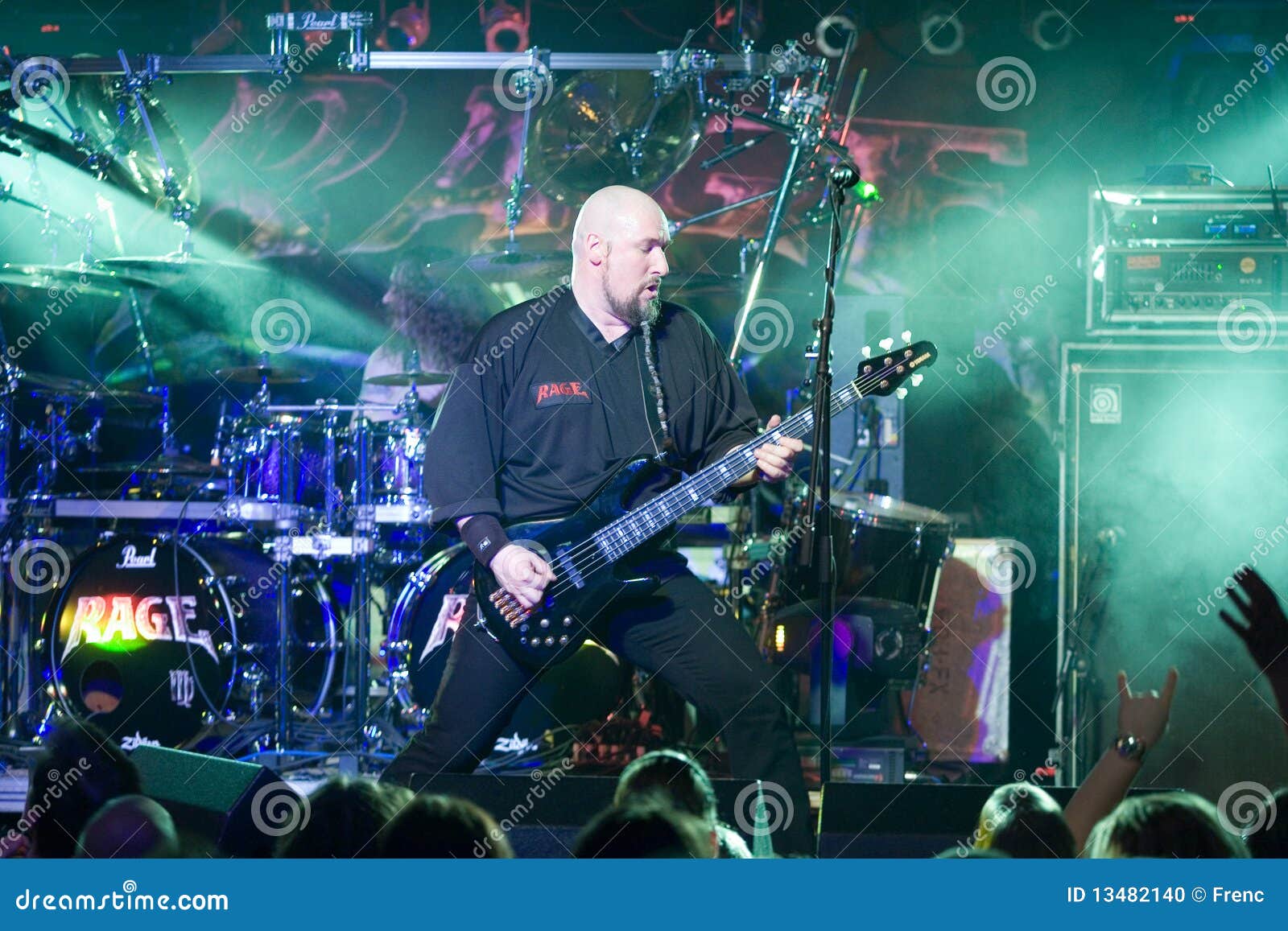 RAGE, German Heavy Metal Band Perform Editorial Image - Image of sound ...