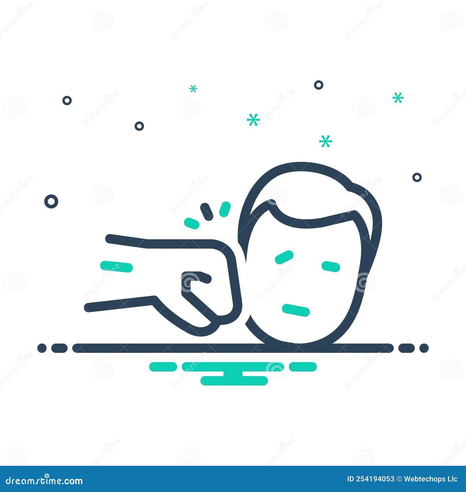 Mix Icon for Rage, Anger and Fury Stock Illustration - Illustration of ...