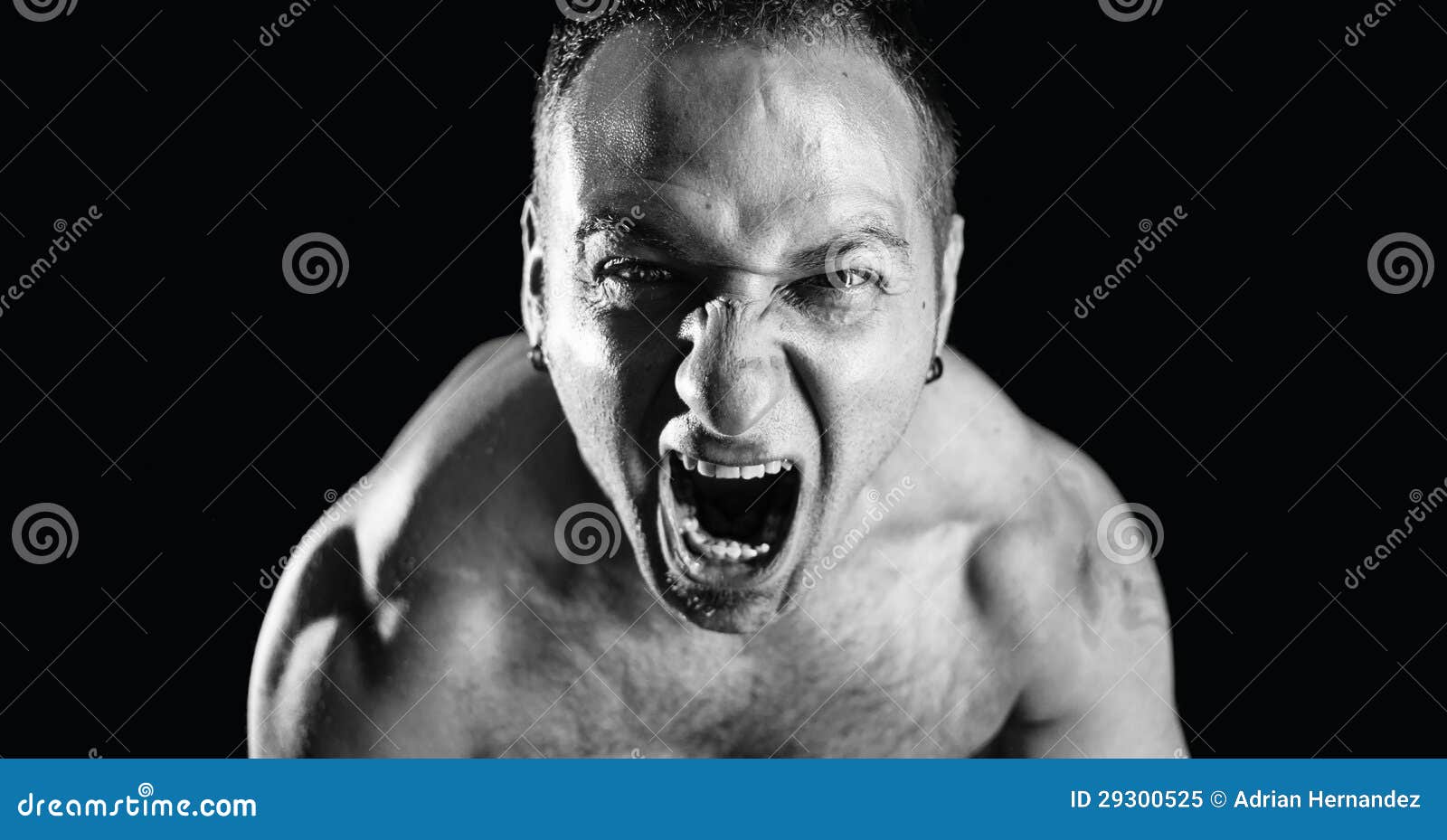Rage scream stock image. Image of teenager, head, stressful - 29300525