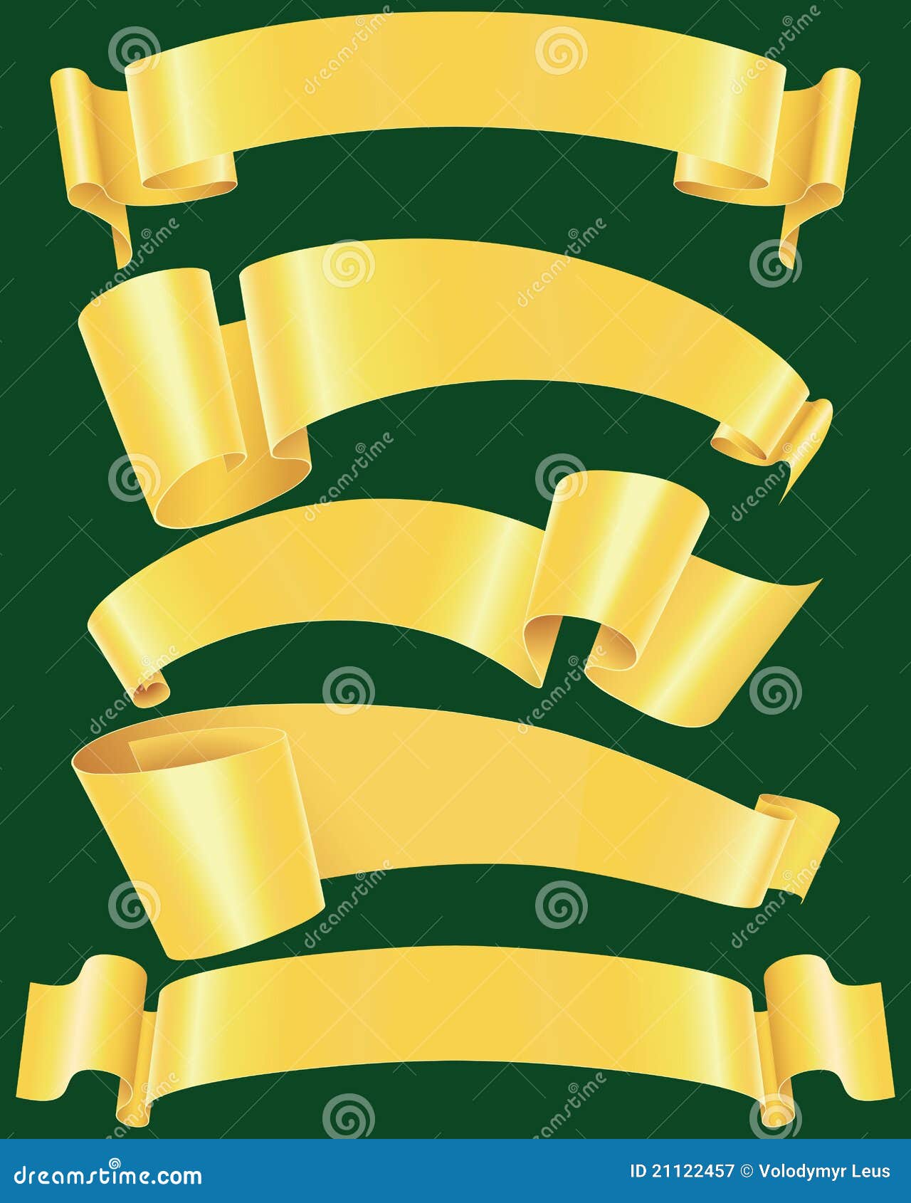 Ragged gold banners stock vector. Illustration of empty - 21122457