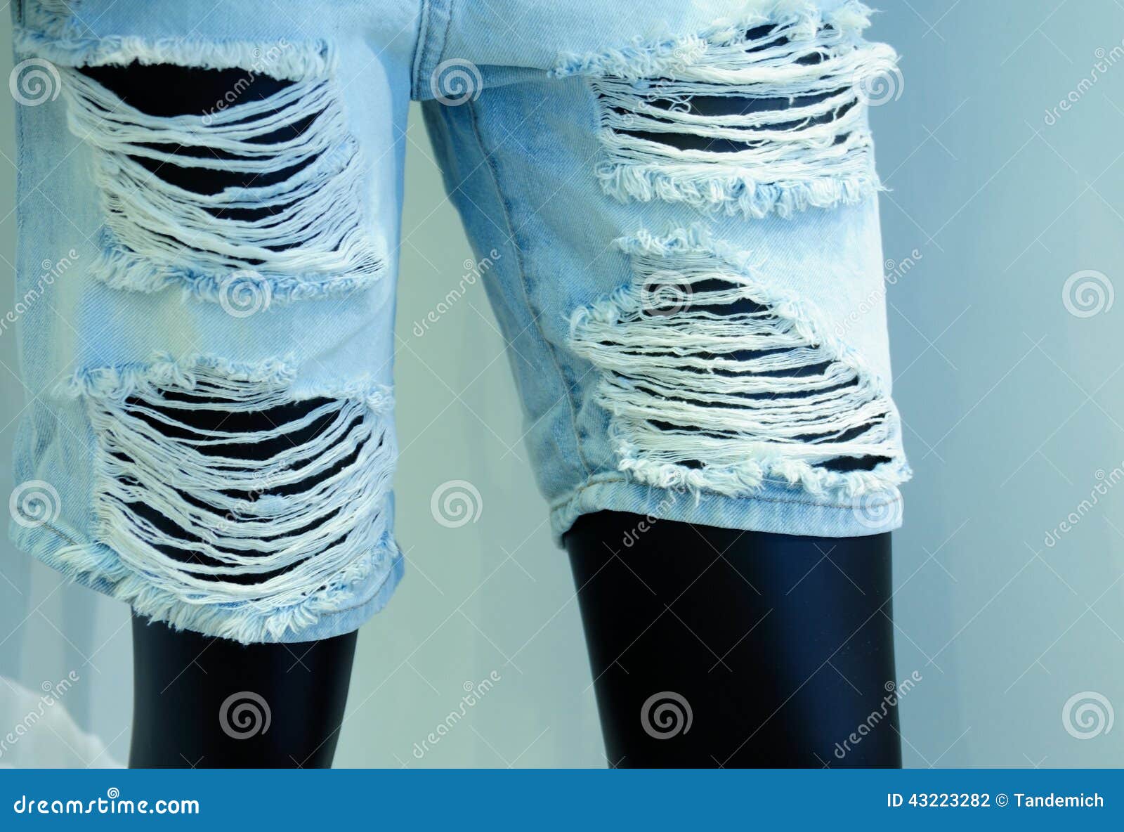 Ragged jeans stock photo. Image of modern, pants, ragged - 43223282
