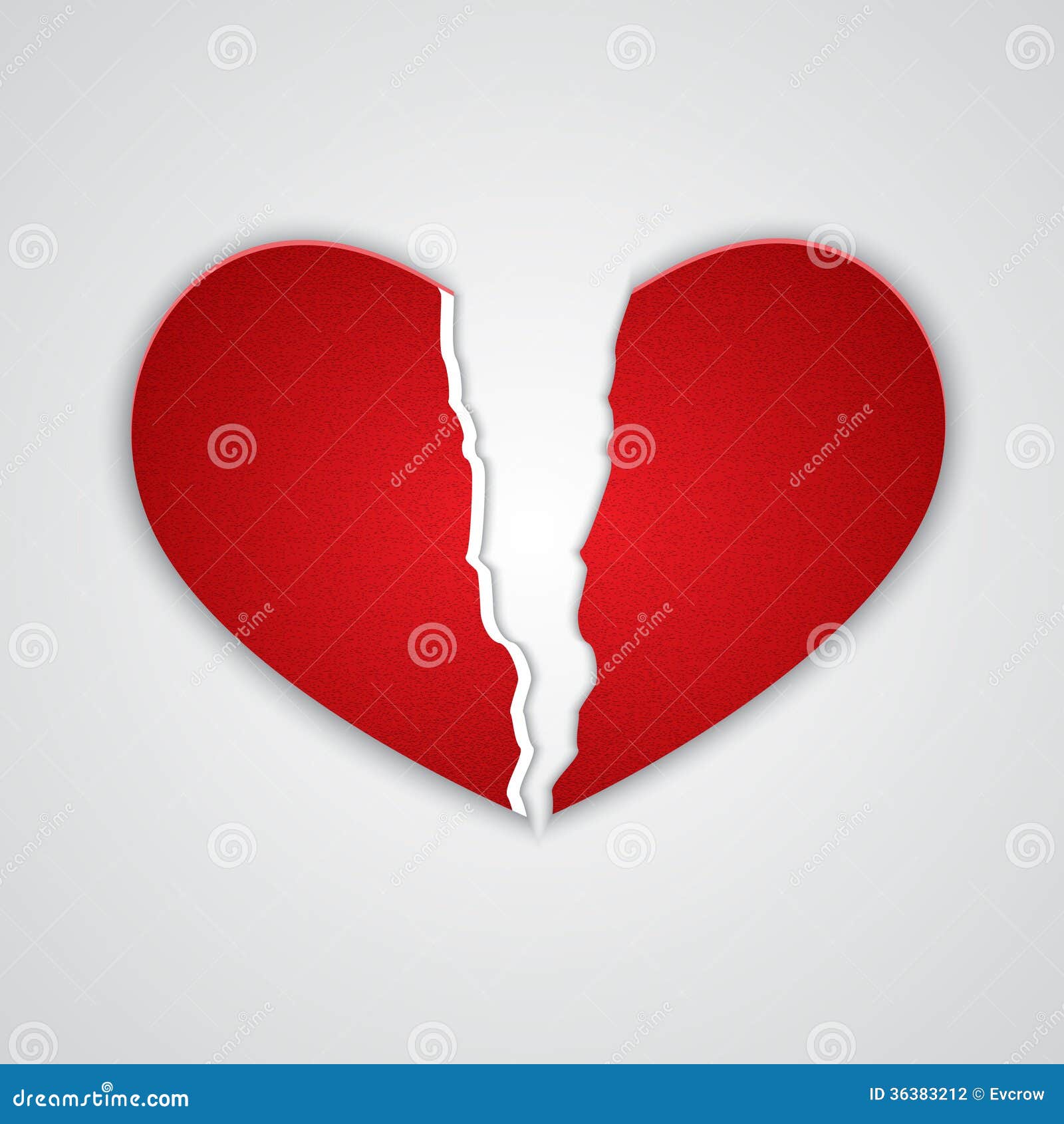 Ragged paper heart stock vector. Illustration of behavior - 36383212