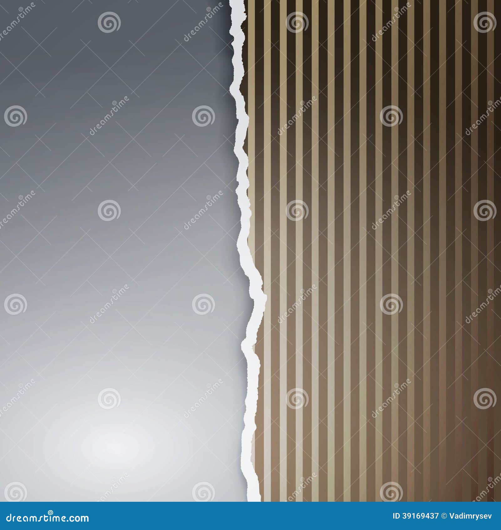 Ragged Paper with a Pattern of Lines Stock Vector - Illustration of ...