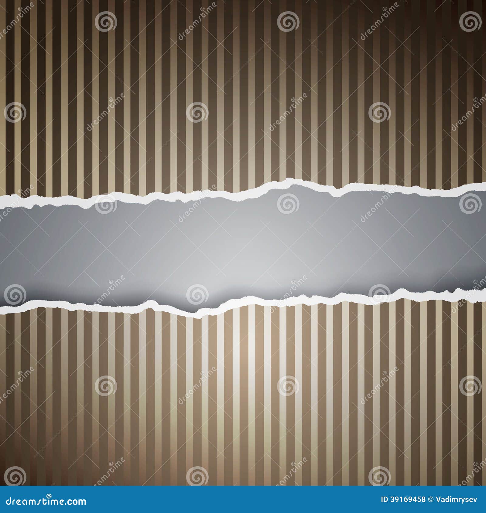 Ragged Paper with a Pattern of Lines Stock Vector - Illustration of ...