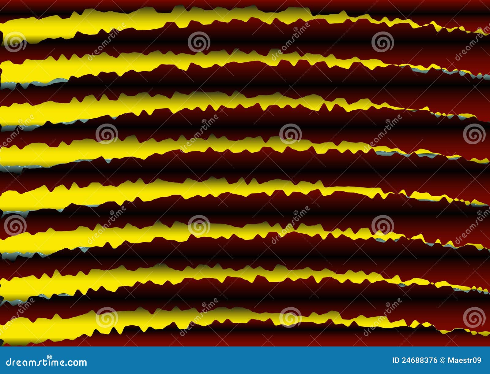 Ragged yellow lines stock illustration. Illustration of wave - 24688376