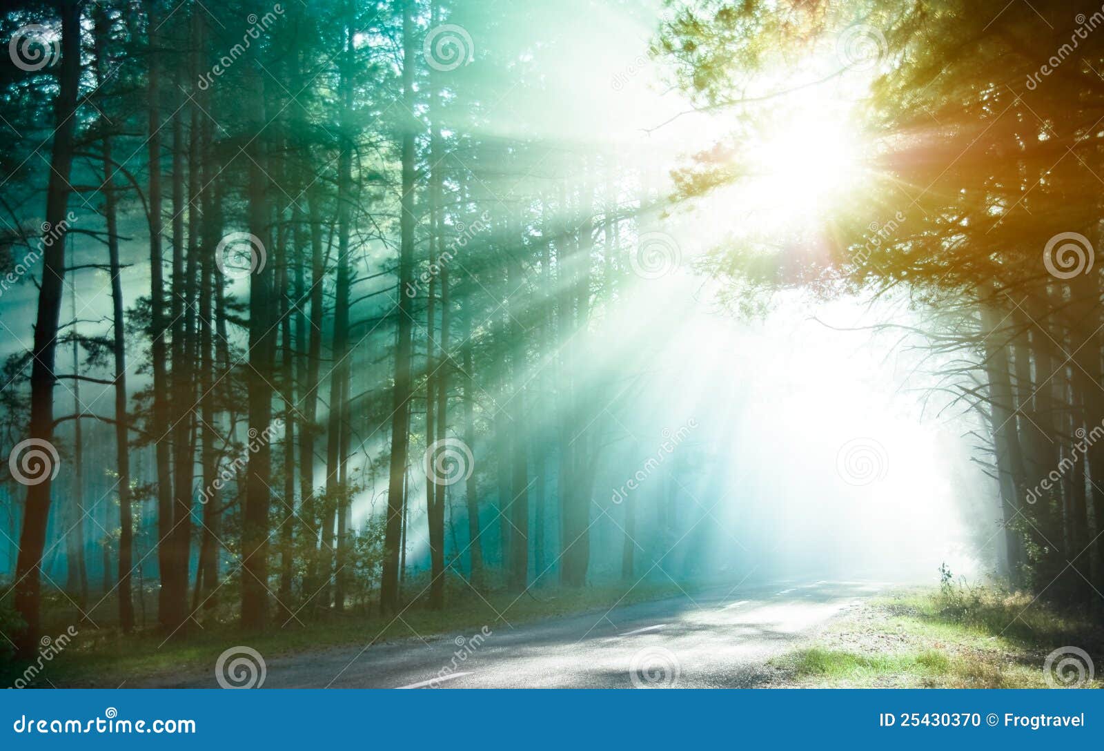 Raggi di luce solare fotografia stock. Immagine di luminoso - 25430370