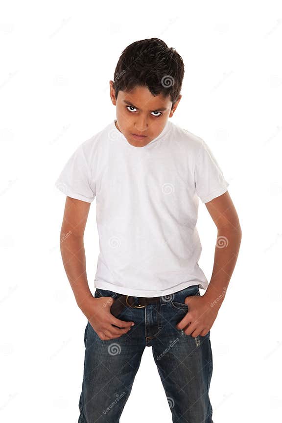 Raging Boy stock photo. Image of delinquent, looking - 17841048