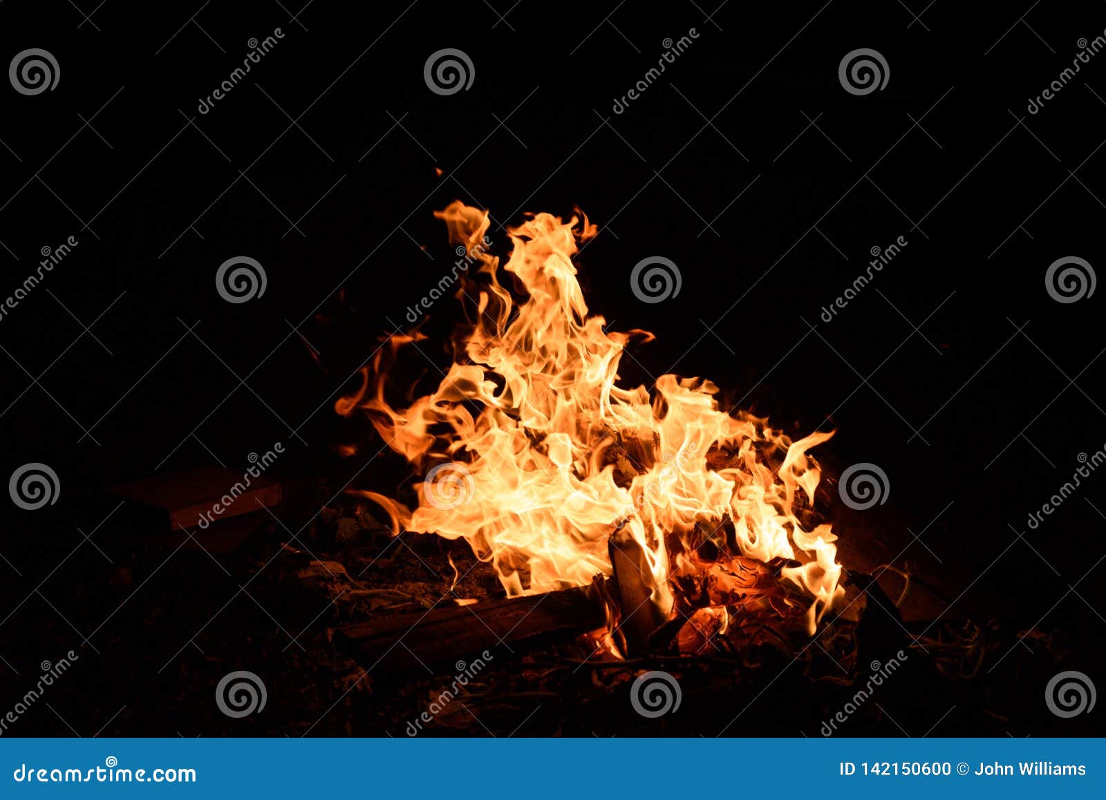 Raging Burning Fire with Blurred Flames Stock Photo - Image of fiery ...