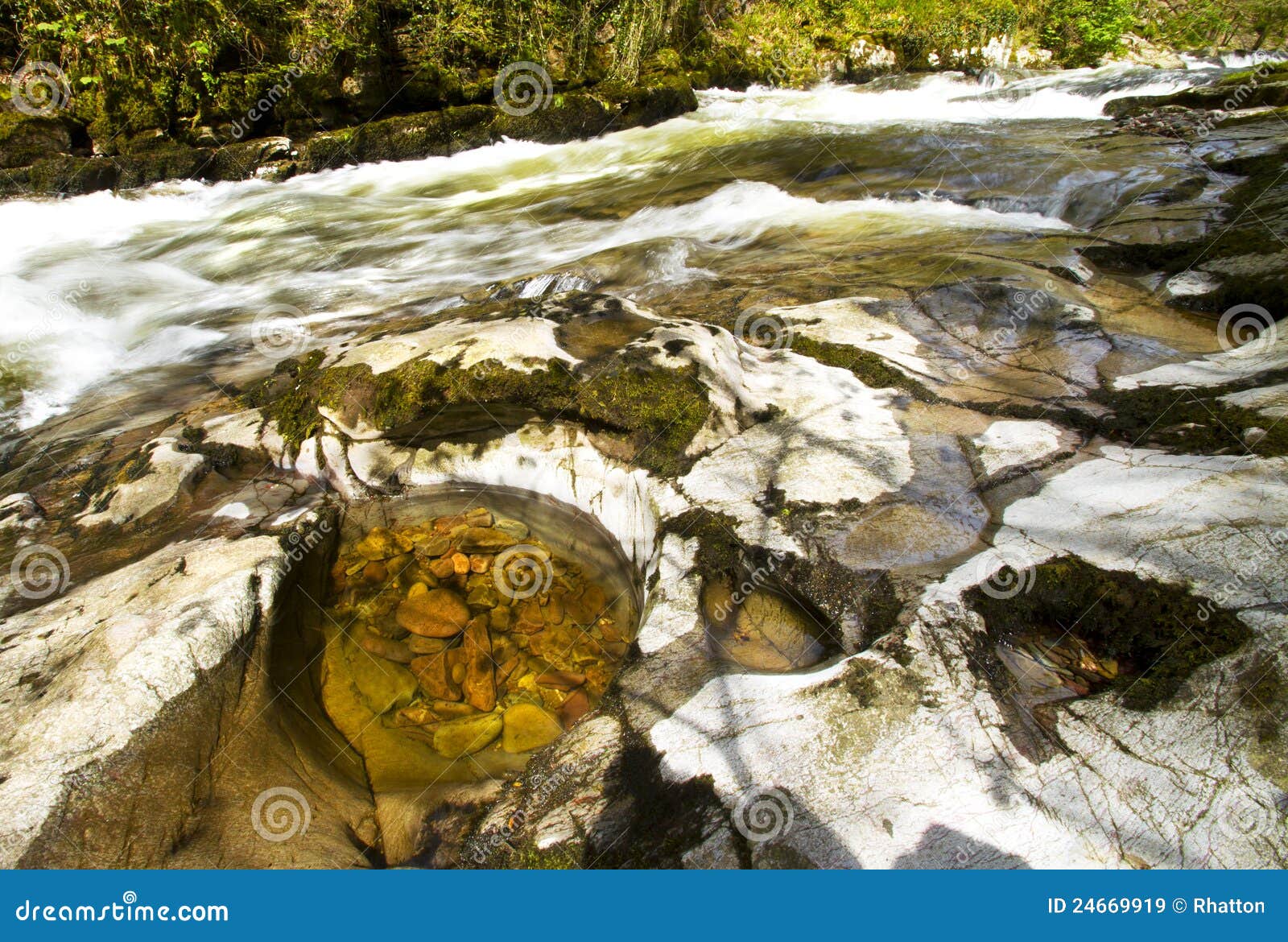 Raging and Calm water stock image. Image of rapids, nature - 24669919