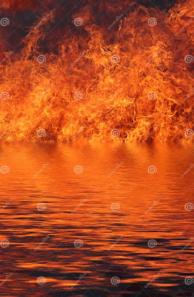 Raging Fire stock image. Image of burning, blazing, powerful - 4722181