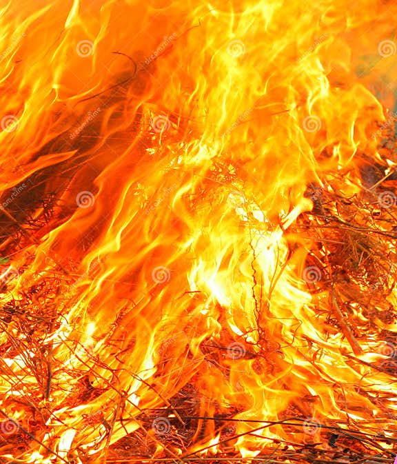 Raging fire stock image. Image of dark, fuel, dangerous - 8150903