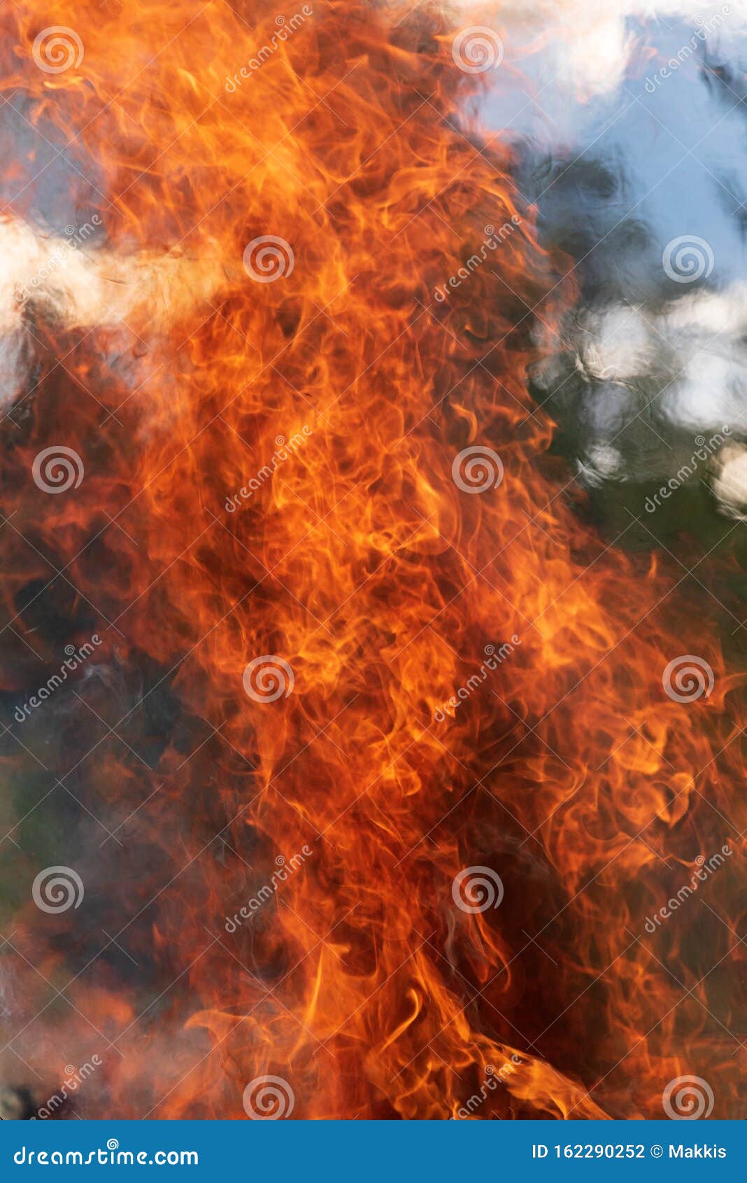 Raging Fire, Burning Fire, Bonfire, Fire Fighting Stock Photo - Image ...