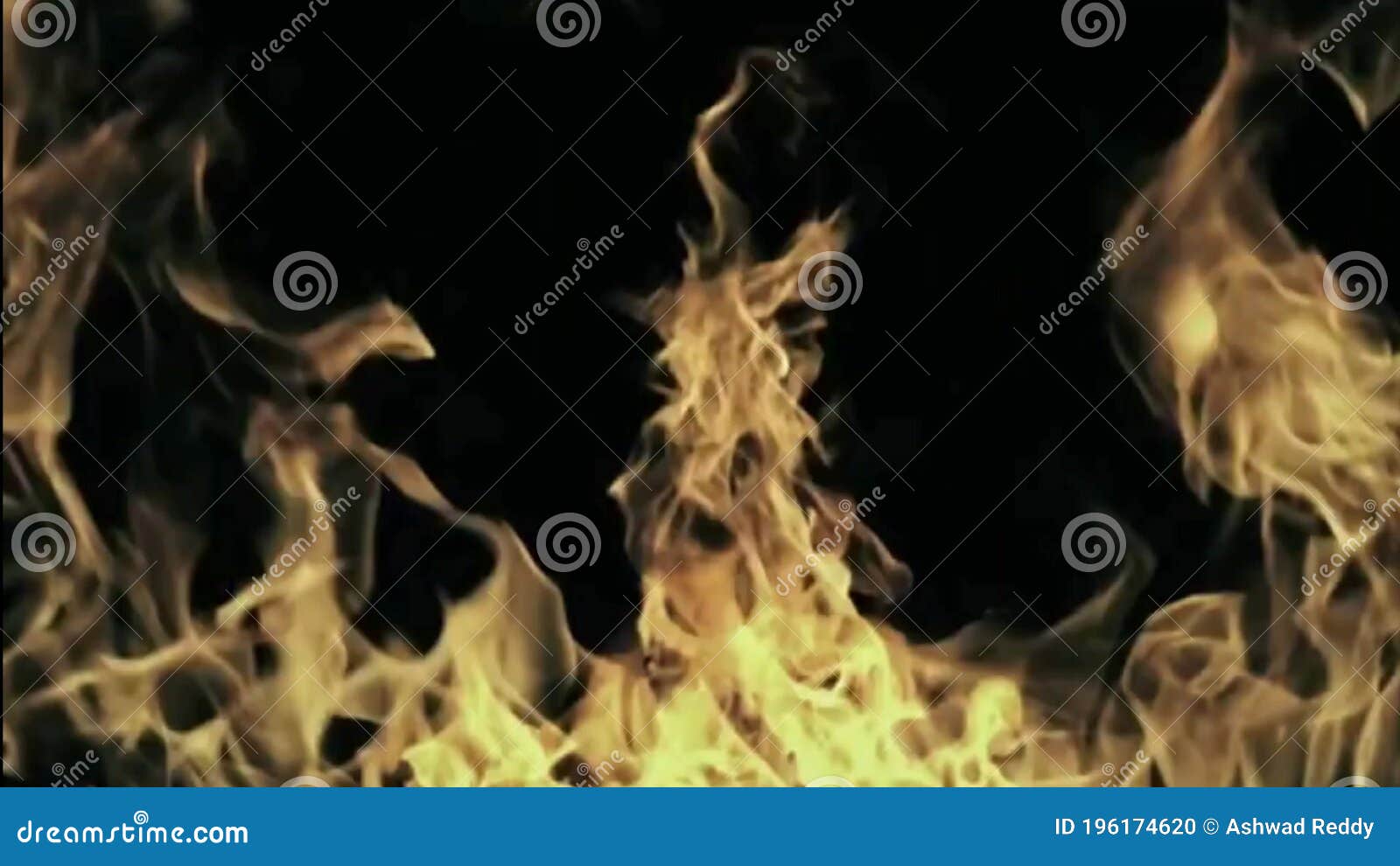 Raging Fire with Night Background Stock Footage - Video of screen ...