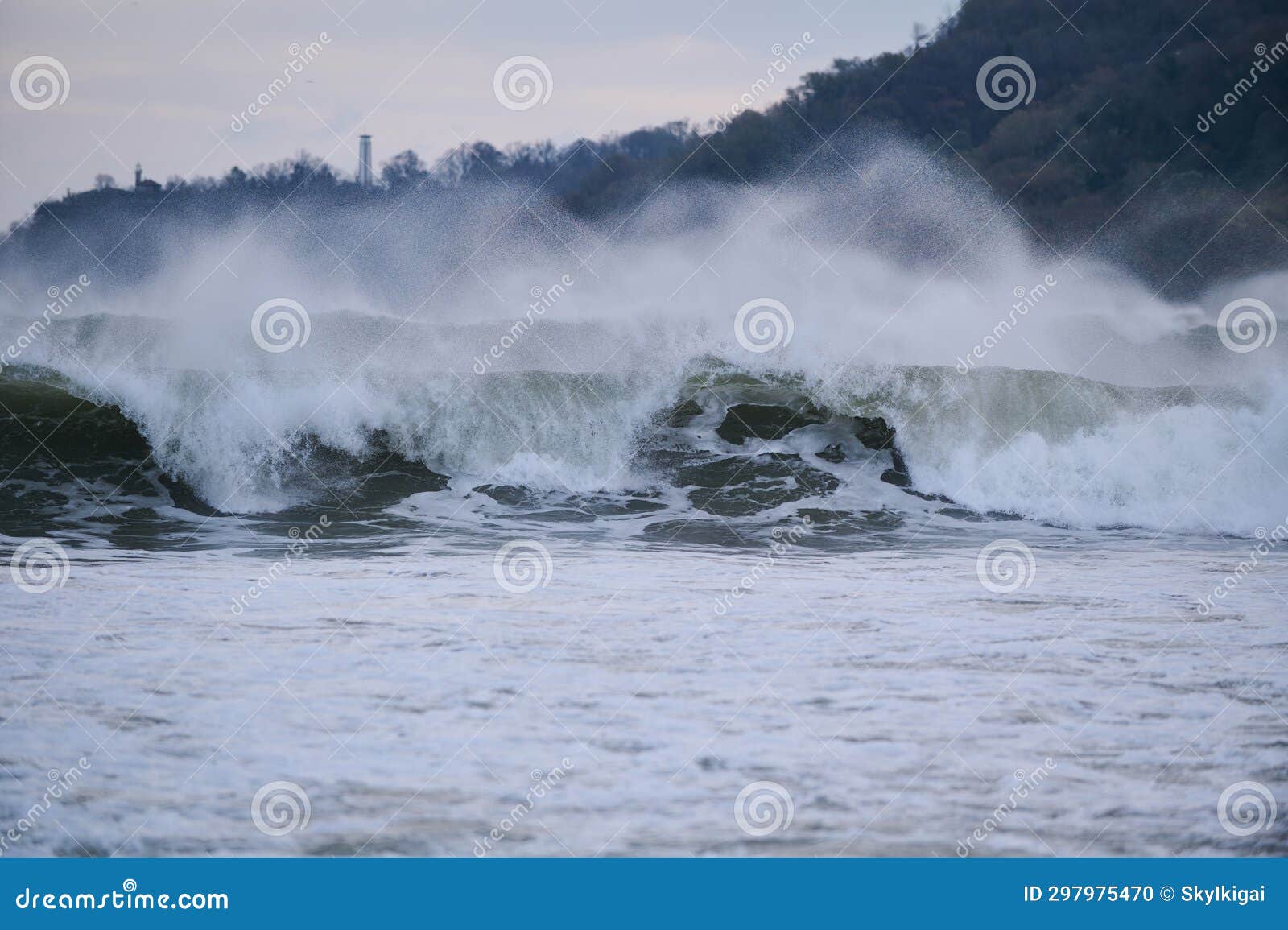 Raging Huge Waves during an Incredibly Powerful Storm in the Black Sea ...