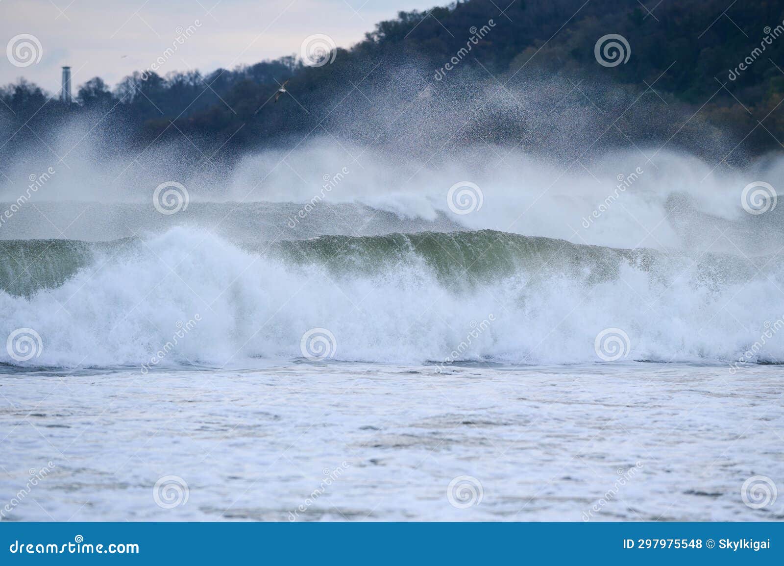Raging Huge Waves during an Incredibly Powerful Storm in the Black Sea ...