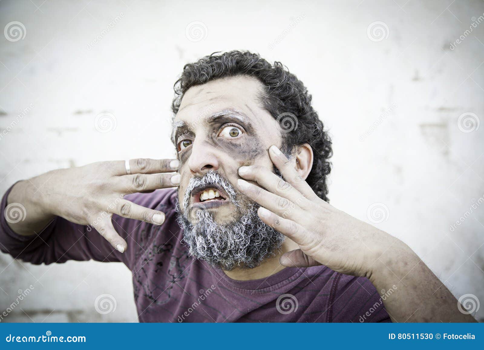 Raging monster stock photo. Image of agony, devil, insane - 80511530