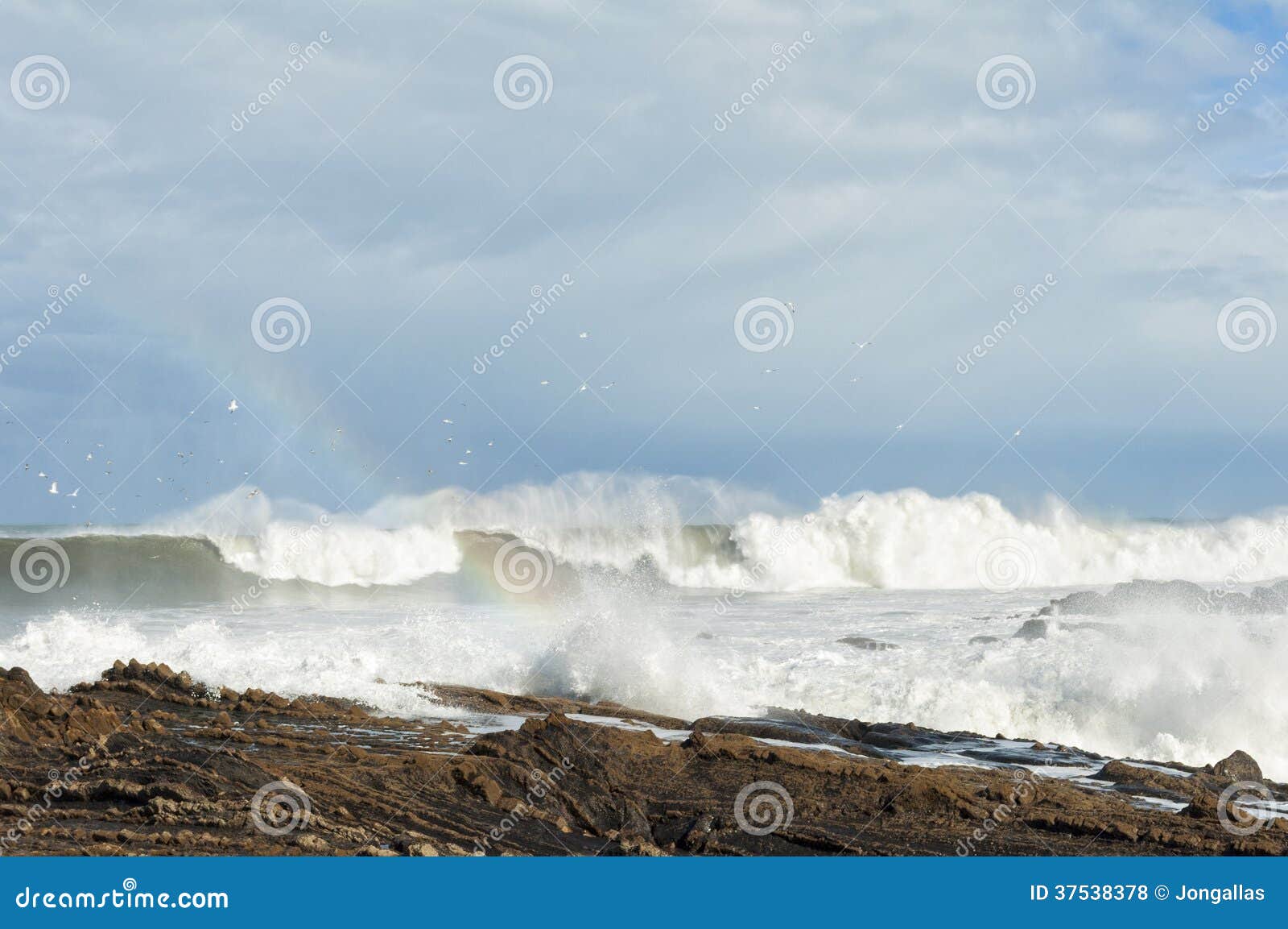 Raging sea stock photo. Image of stormy, basque, wave - 37538378