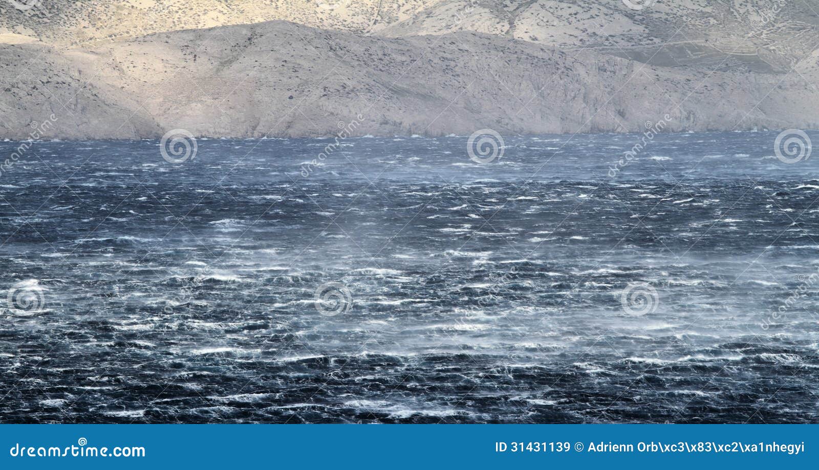 Raging Sea with Furious Waves Stock Image - Image of summer ...