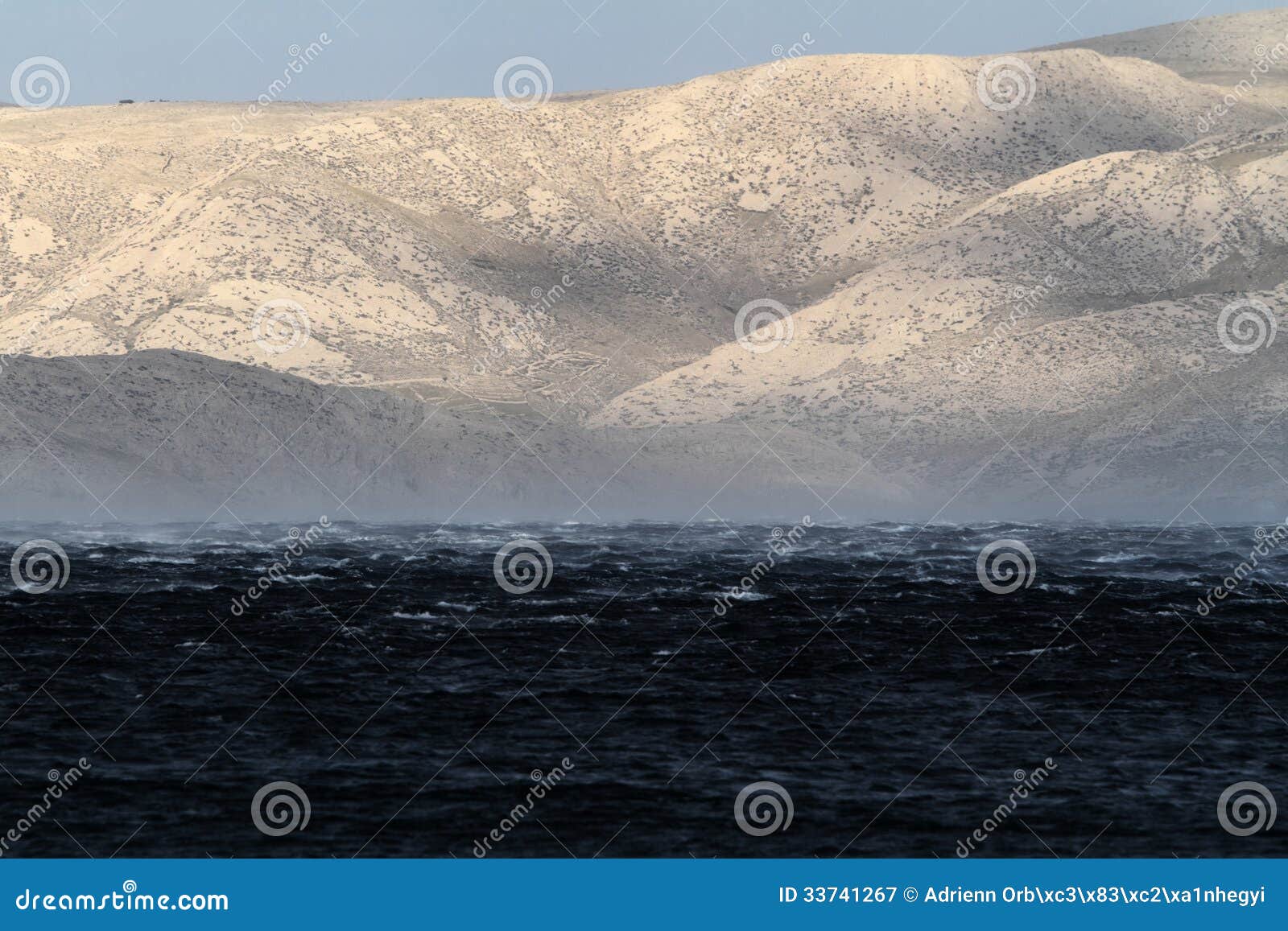 Raging Sea with Furious Waves Stock Image - Image of blue, beautiful ...