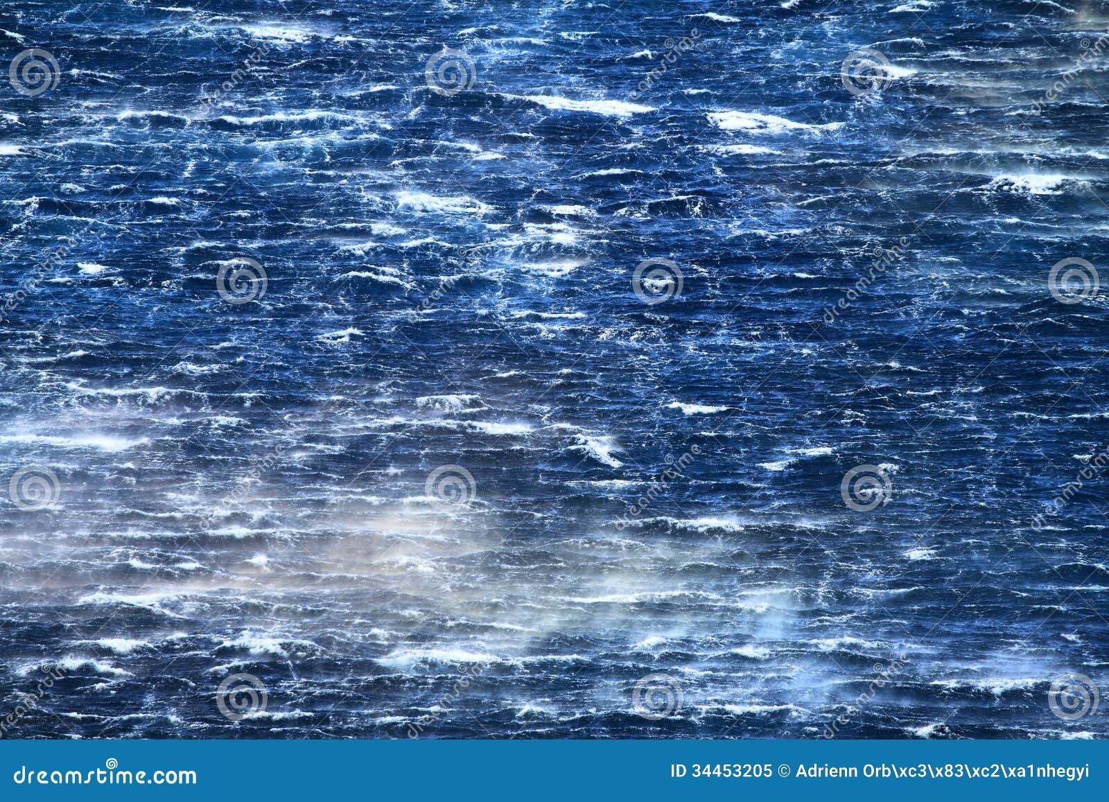 Raging Sea with Furious Waves Stock Image - Image of beautiful ...