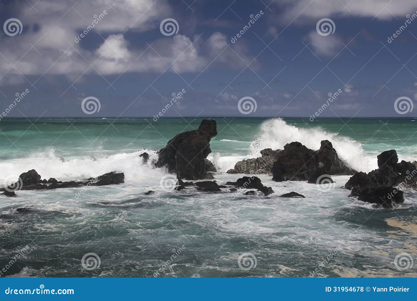 Raging waves stock photo. Image of coastal, stone, break - 31954678