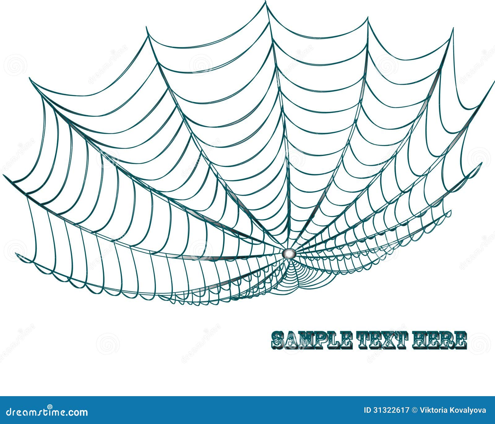 Ragnatela illustrazione vettoriale. Illustrazione di sfondo - 31322617