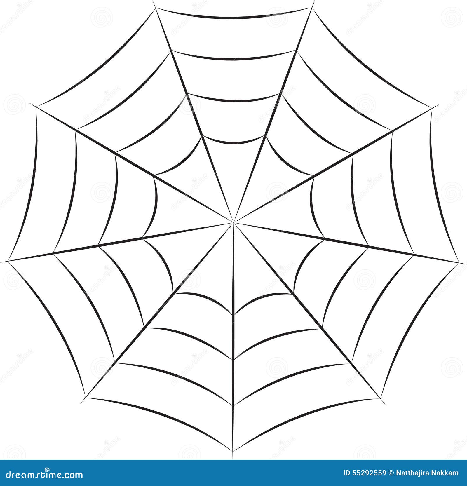 Ragnatela illustrazione vettoriale. Illustrazione di bobina - 55292559