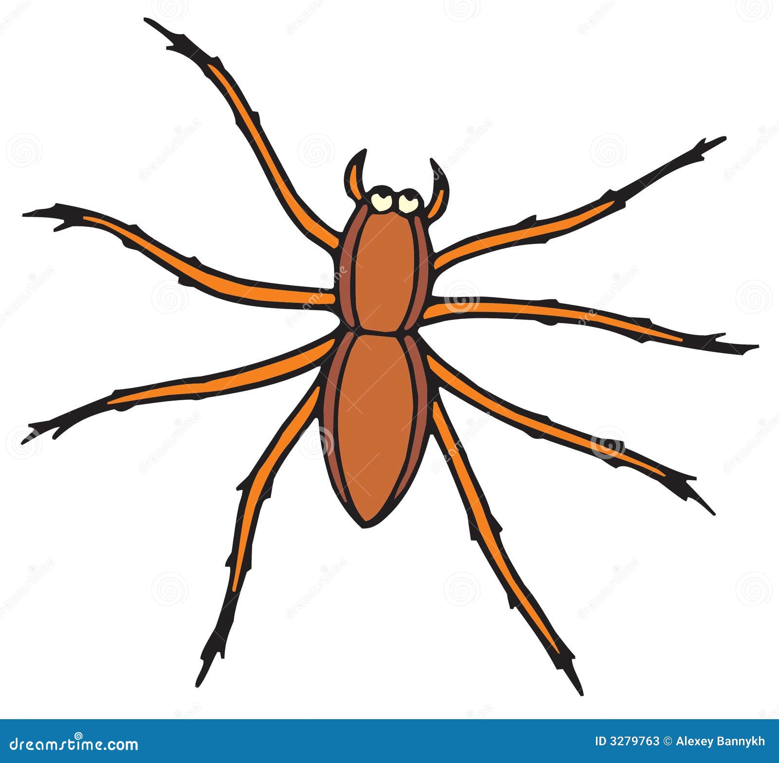 Ragno (clip-arte Di Vettore) Illustrazione Vettoriale - Illustrazione ...