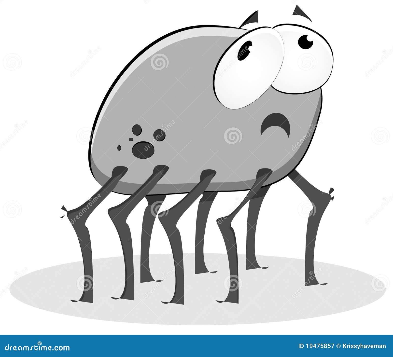 Ragno triste illustrazione vettoriale. Illustrazione di ragno - 19475857