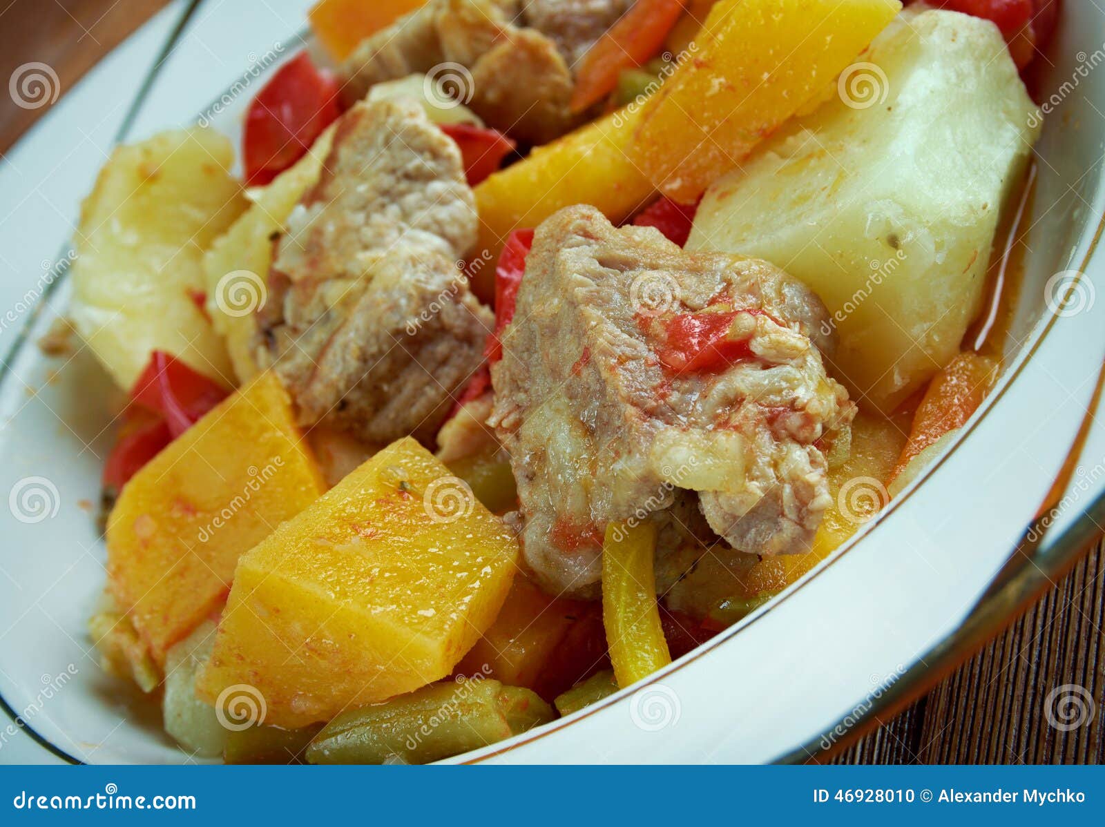 Ragoût gitan andalou photo stock. Image du repas, tomates - 46928010