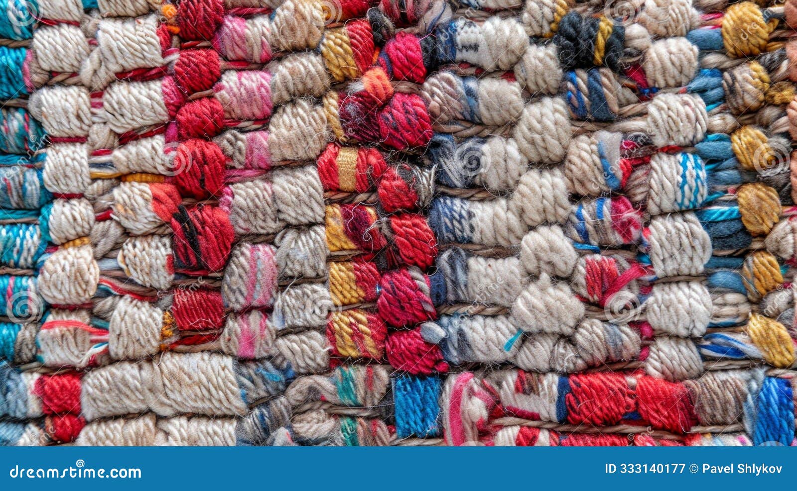 Rags Carpet Texture Background, Woven Rug Pattern, Handmade Recycled ...