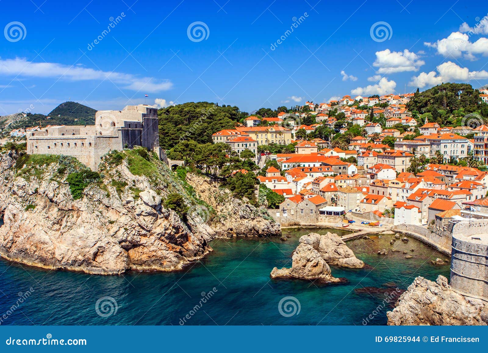 Ragusa, Dalmazia, Croazia fotografia stock. Immagine di architettura ...