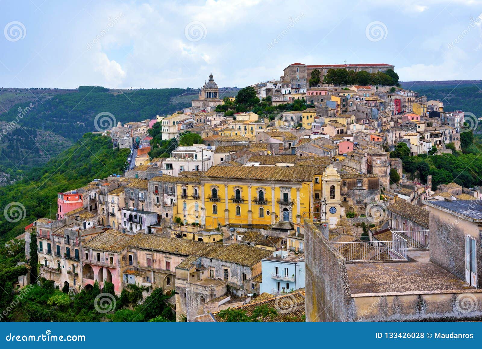 Ragusa Sicily Italy stock photo. Image of historic, building - 133426028