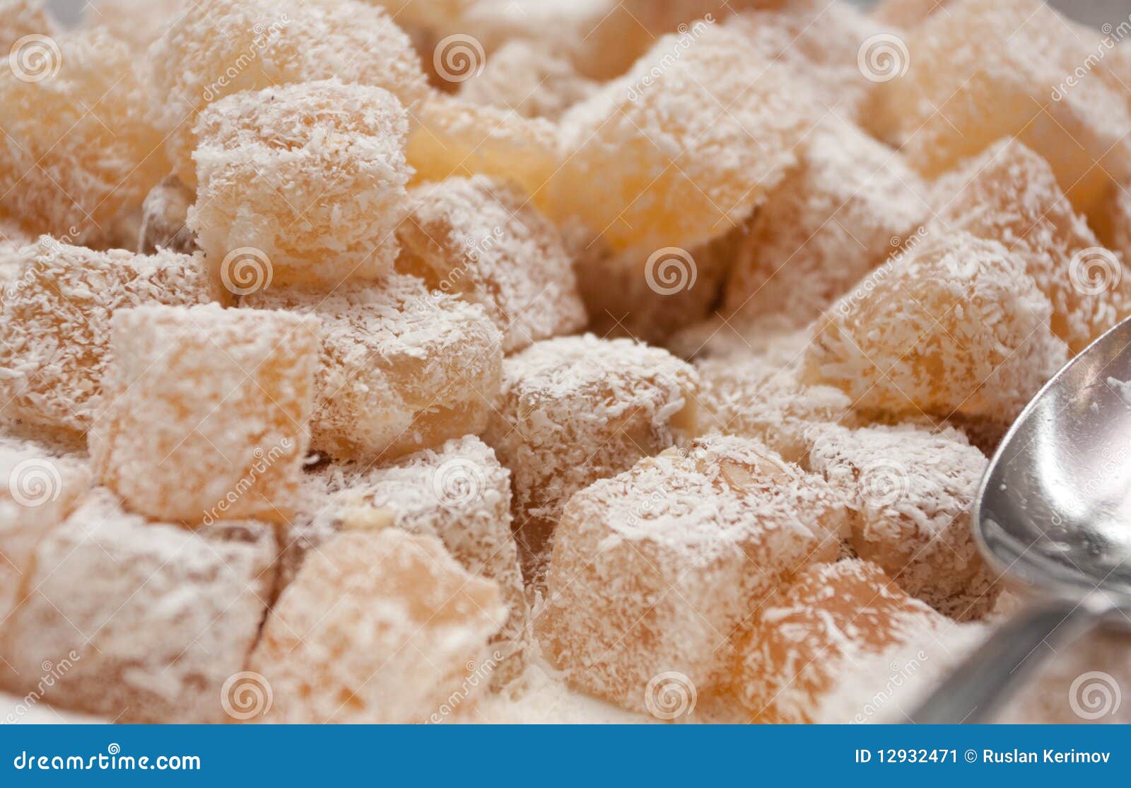 Rahat-lokum stock image. Image of snack, close, middle - 12932471