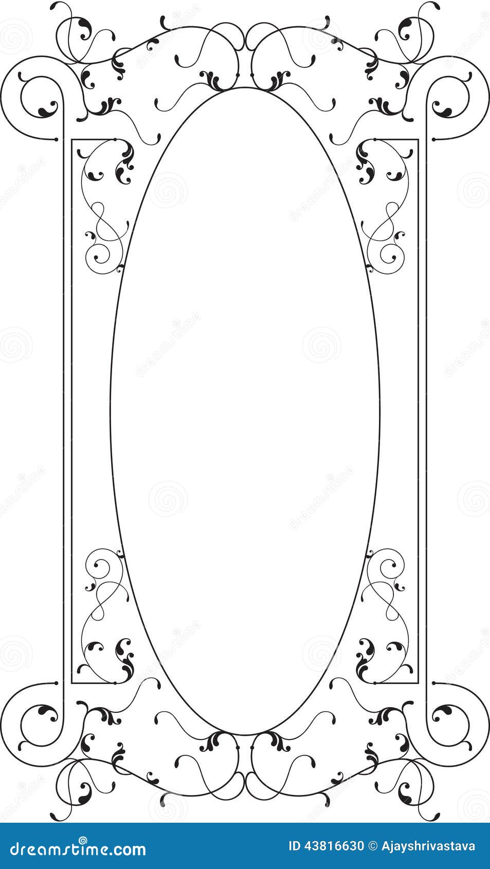Rahmen-Design vektor abbildung. Illustration von rolle - 43816630