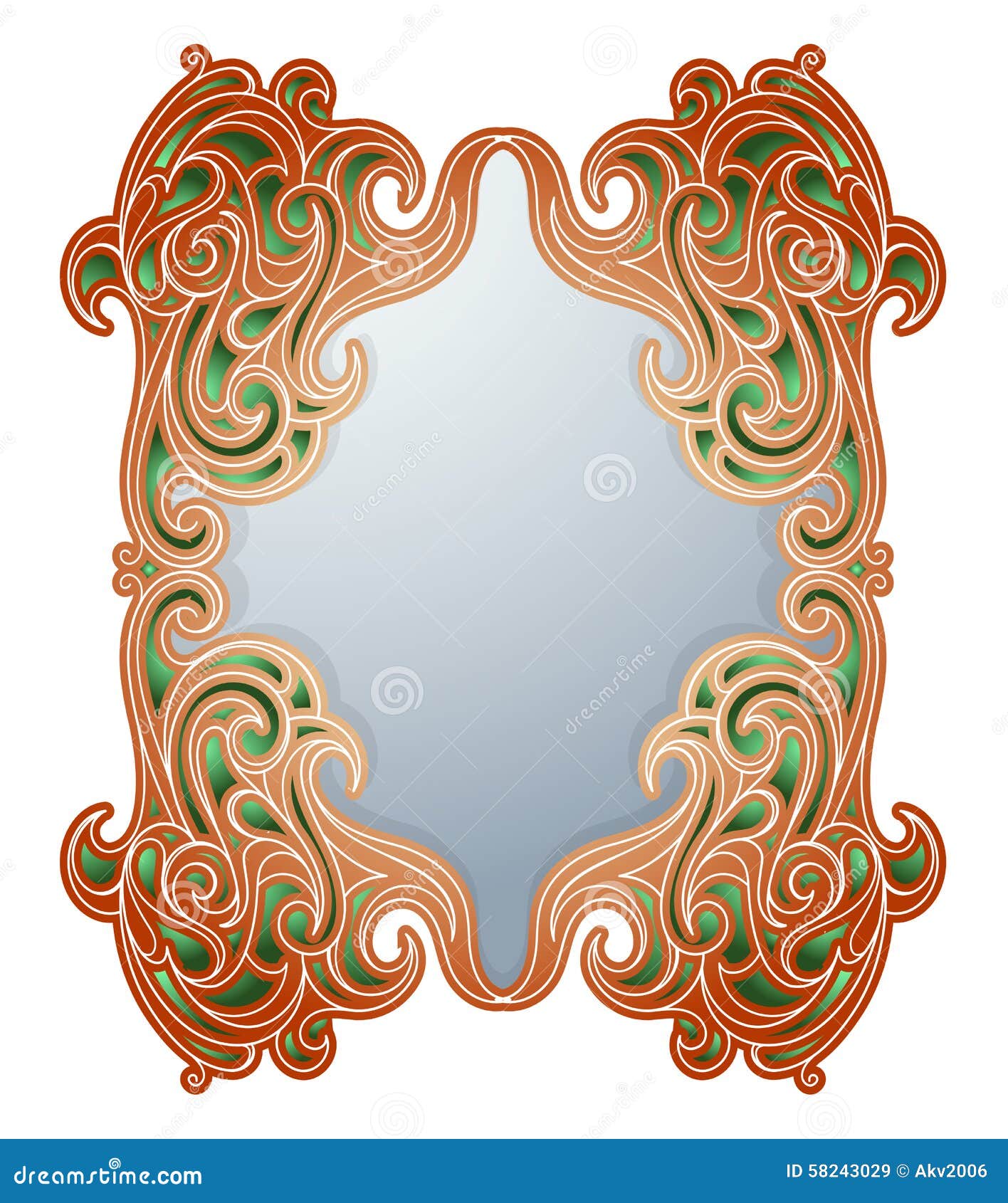 Rahmen-Design vektor abbildung. Illustration von abbildung - 58243029