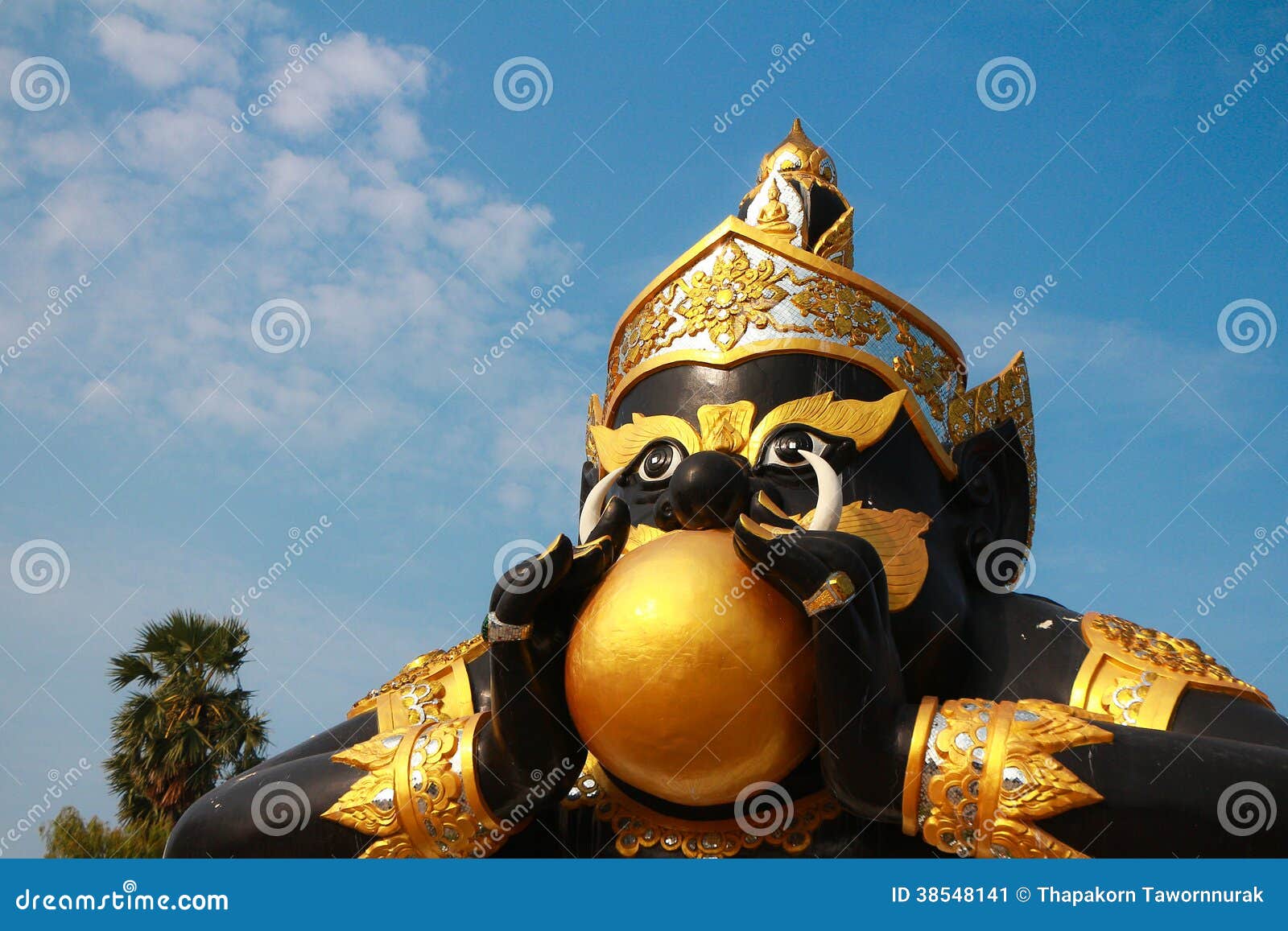 Rahoo stock image. Image of large, buddhism, moon, body - 38548141