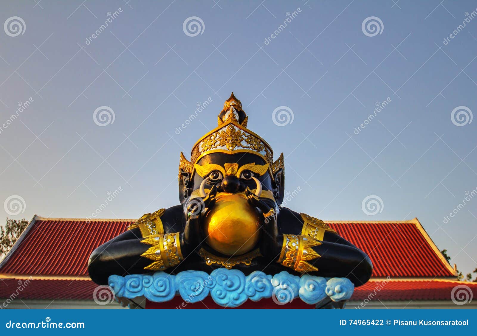 Rahu eating the moon stock photo. Image of spirit, black - 74965422