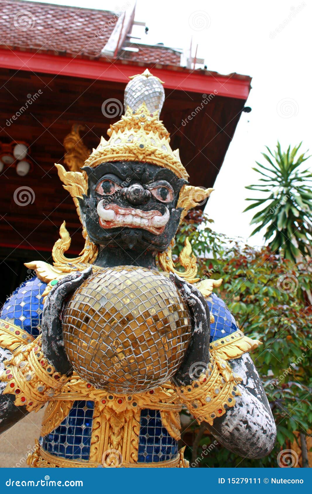 Rahu sculpture stock image. Image of temple, thailand - 15279111