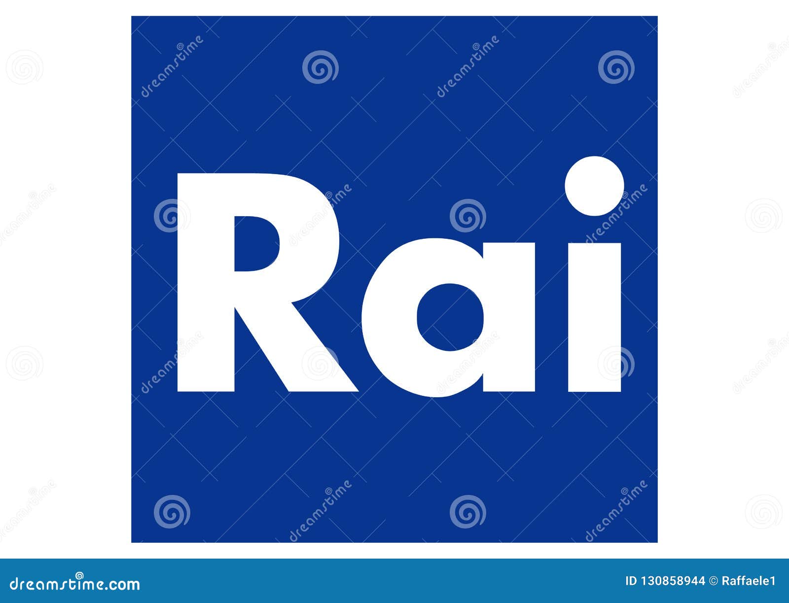Rai Logo editorial stock image. Illustration of vector - 130858944