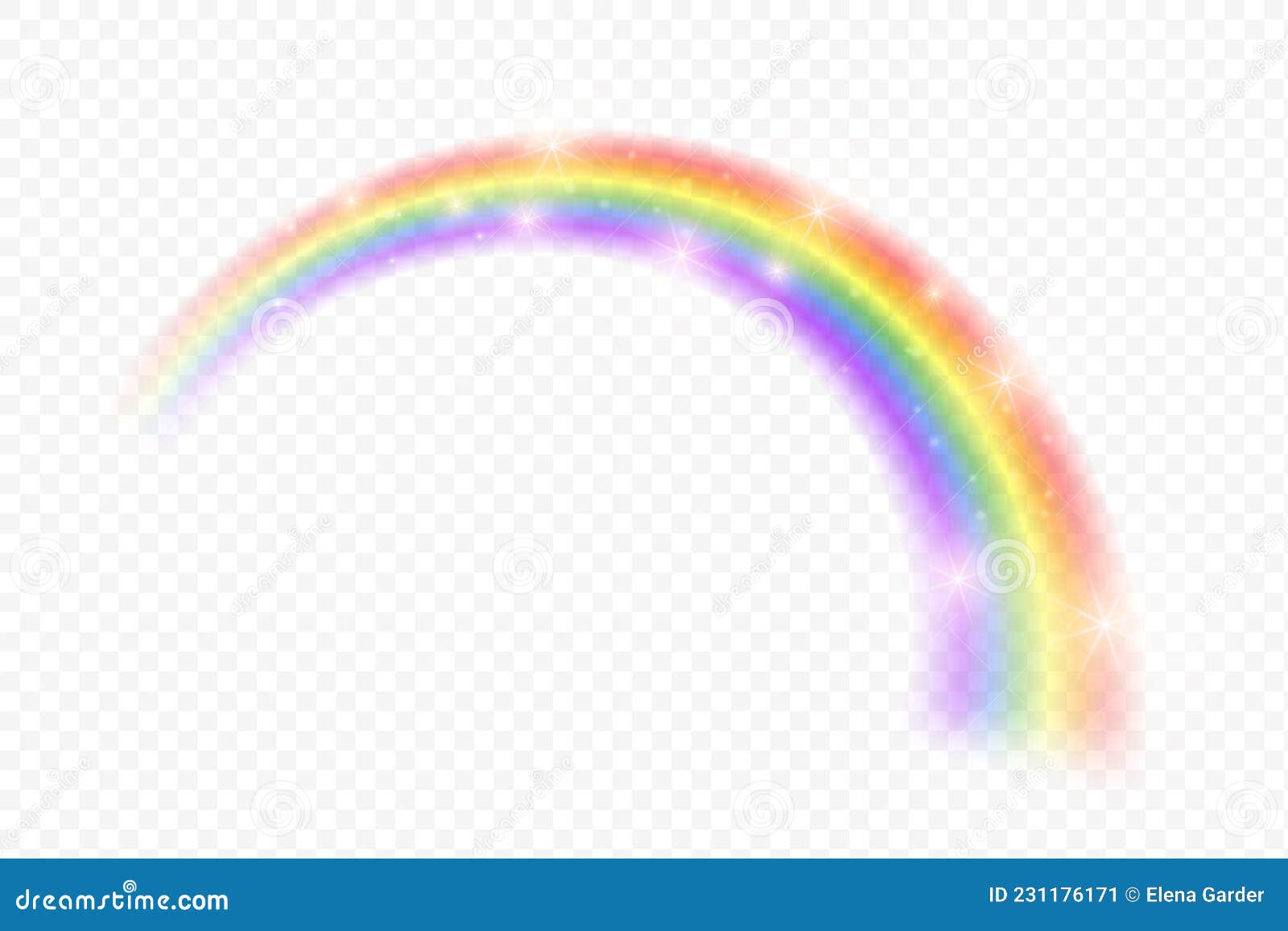 Realistic Spectrum Colour Rainbow, Rain Bow Texture Background Vector ...
