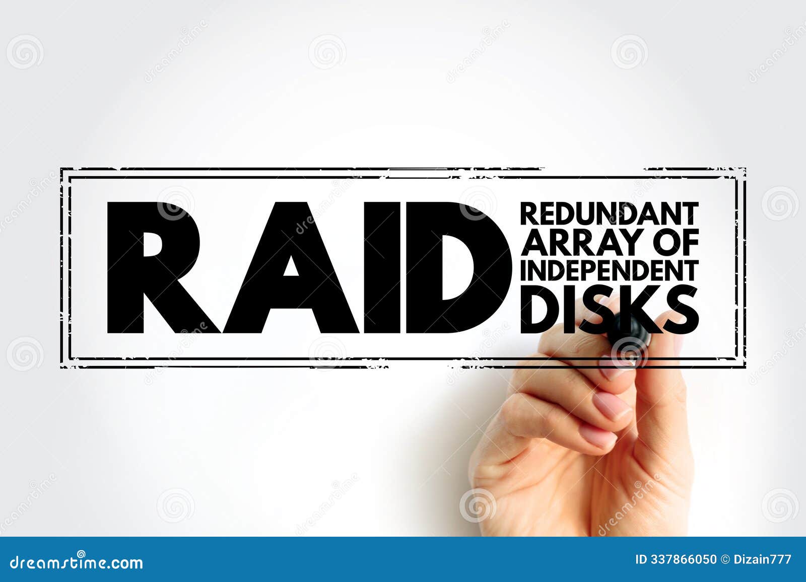 Raid Storage Line Icon, Outline Symbol, Vector Illustration, Concept ...