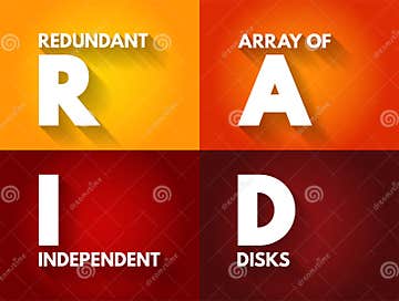 RAID - Redundant Array of Independent Disks is a Data Storage Virtualization Technology, Acronym ...