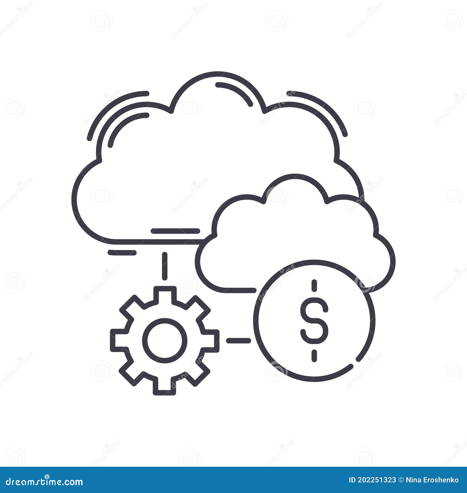 Raid Storage Icon, Linear Isolated Illustration, Thin Line Vector, Web ...