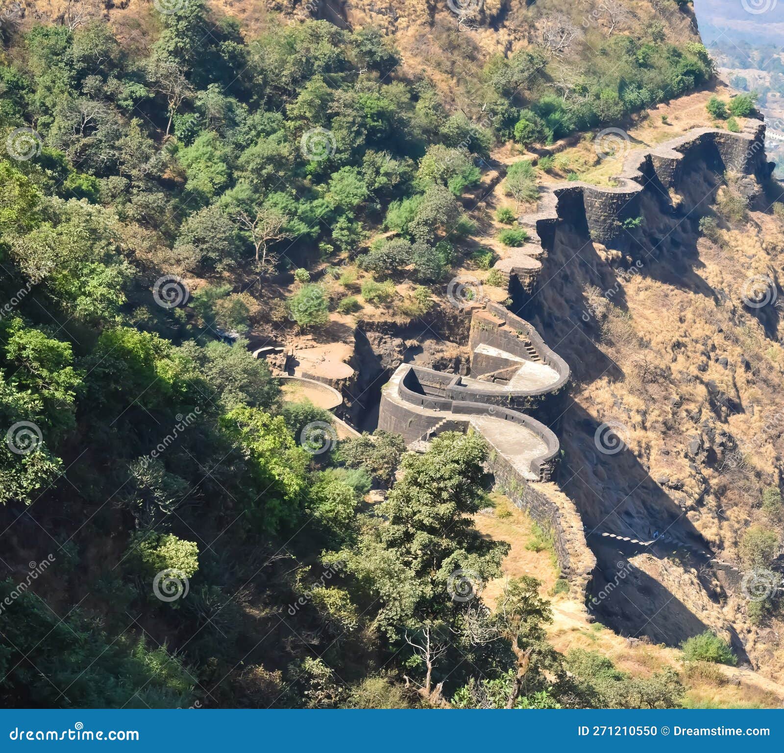 RAIGAD FORT- FRONT GATE stock photo. Image of gate, fort - 271210550