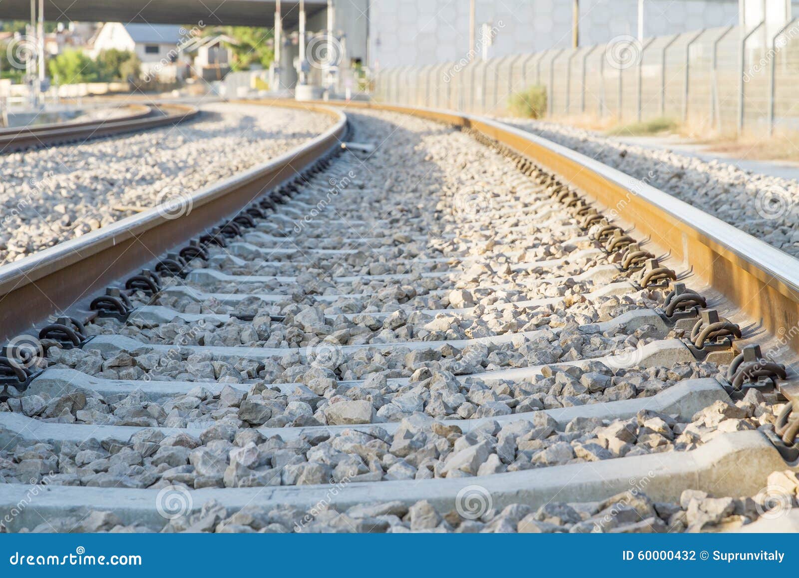 Rail stock photo. Image of equipment, train, stone, tram - 60000432