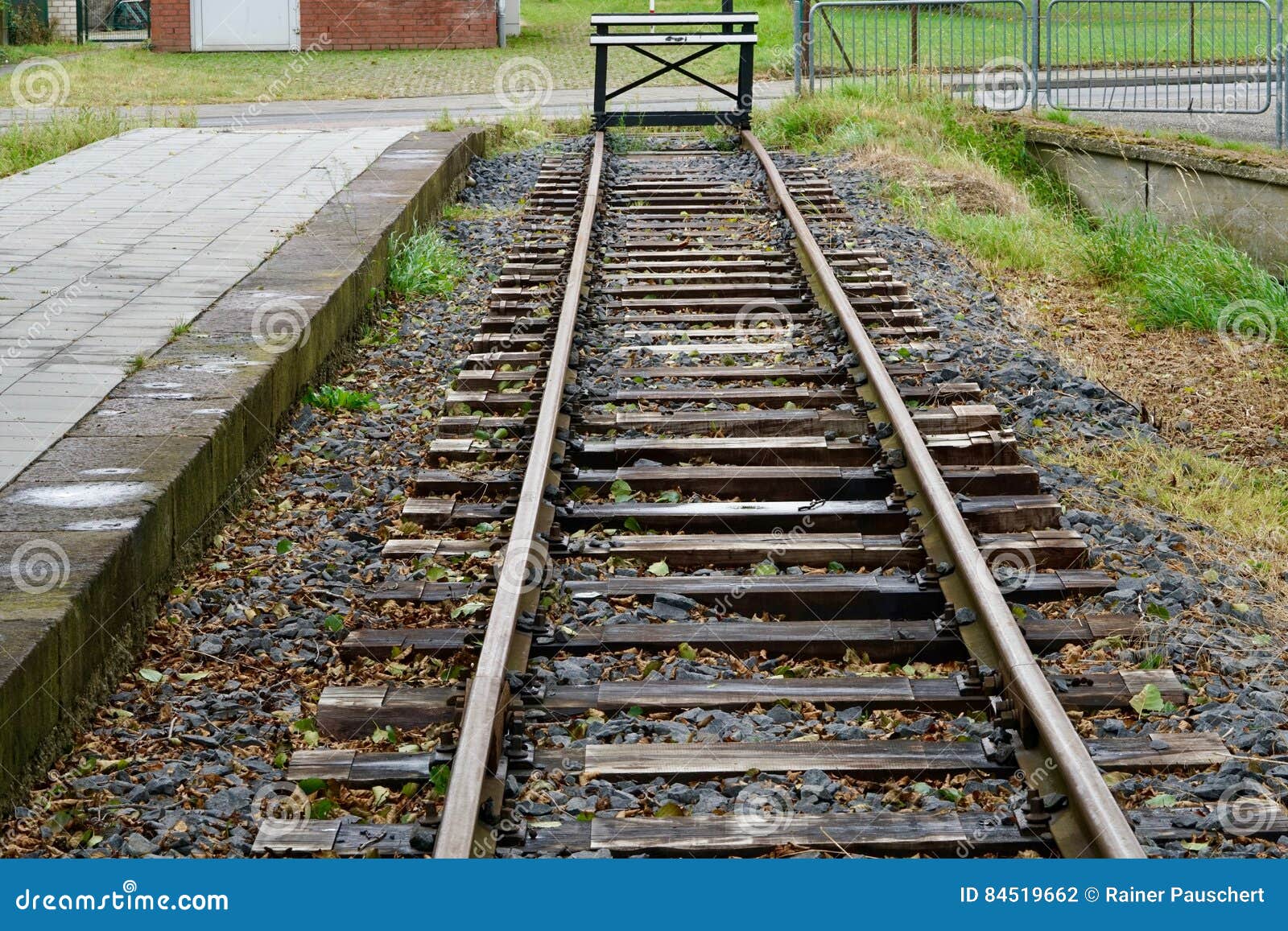 Rail bumper stock photo. Image of stop, track, bumper - 84519662