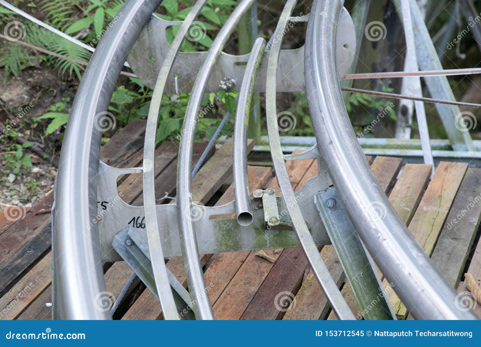 Rail Downhill On A Trolley, Point Of View During A Ride On Alpine ...