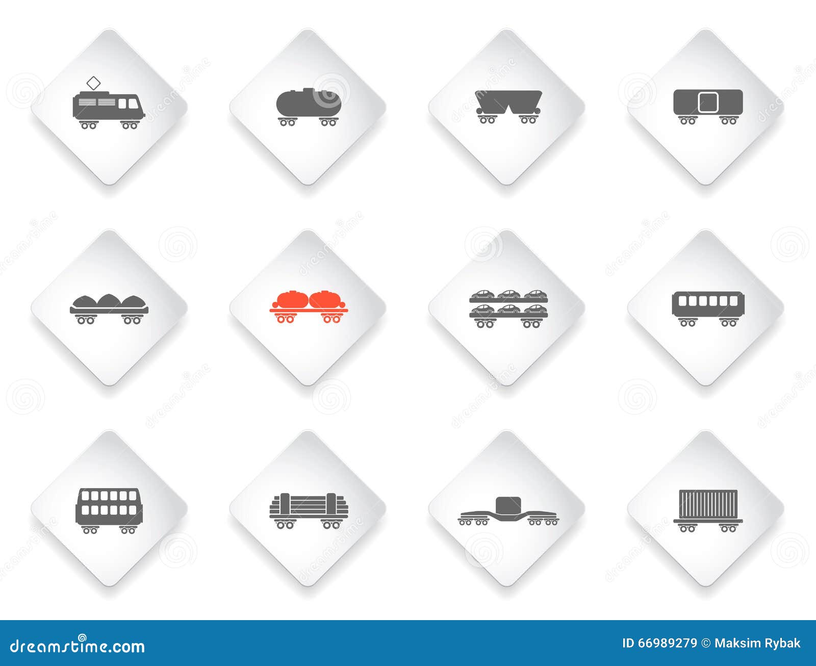 Rail-freight traffic icons stock illustration. Illustration of ...