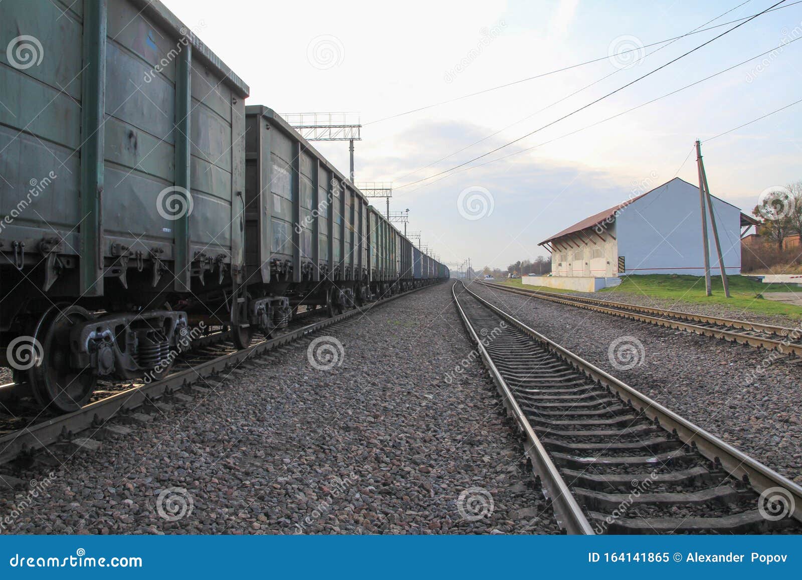 Rail Freight Transportation Stock Image - Image of rails, railway ...